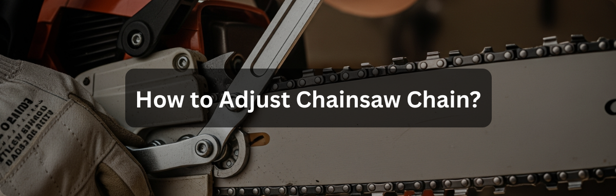 How to Adjust Chainsaw Chain – NEWBENY