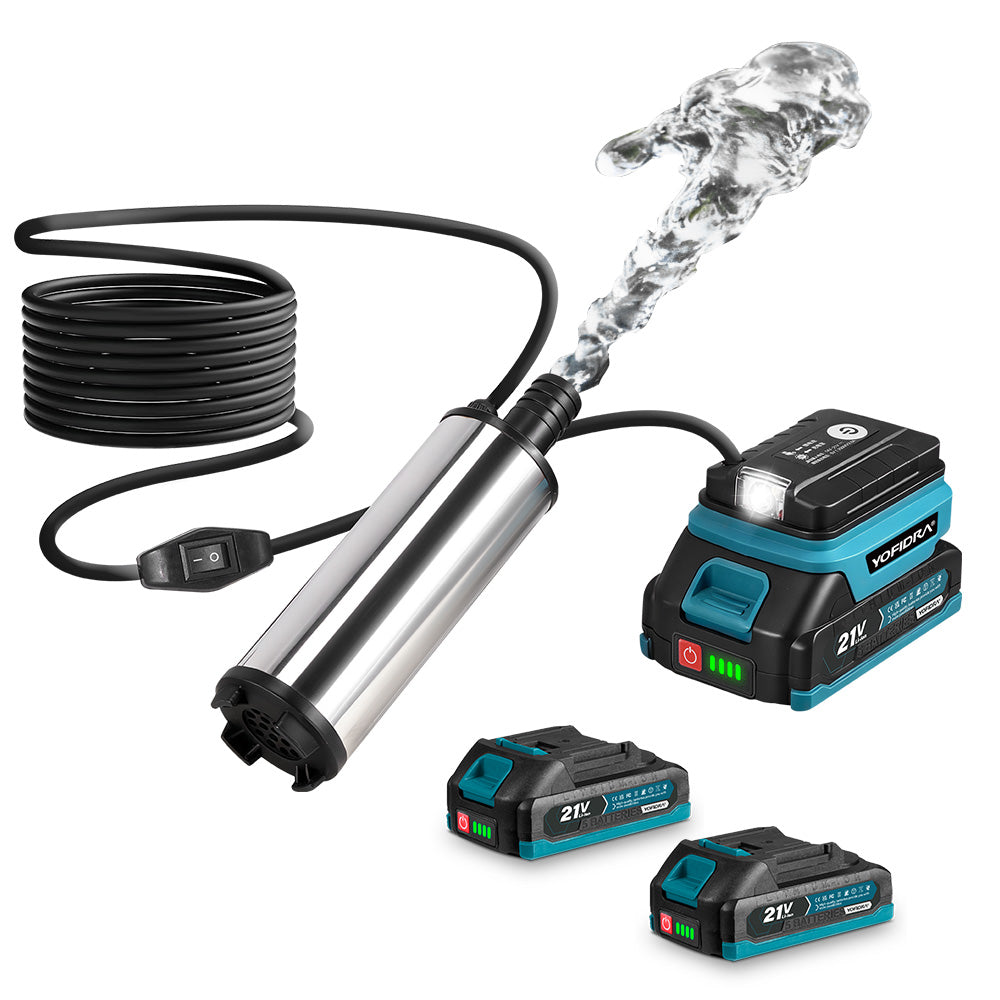 NewBeny Cordless Water Transfer Pump with 2 Batteries & Charger – NEWBENY